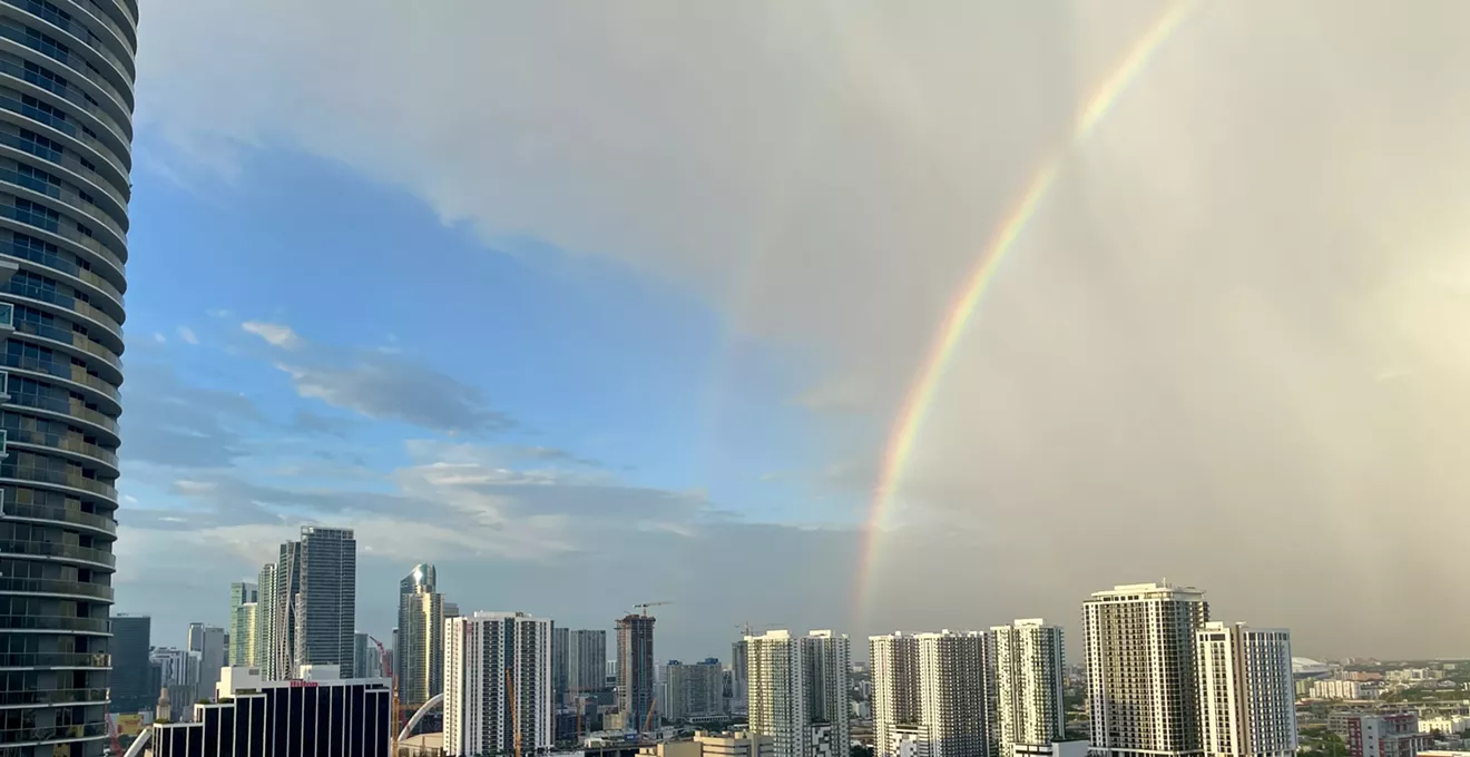 Photos: Miami Double Rainbow Brightens Skyline After Days of Storms ...