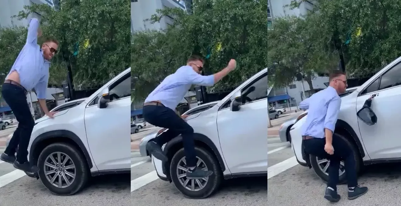 Video: Miami Driver Karate-Chops Car Mirror Off in Road Rage Fit ...