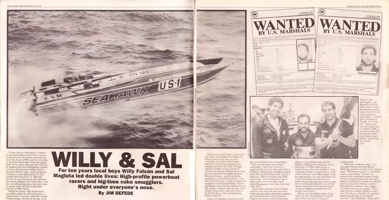 Willy Falcon and Sal Magluta: Rise of the Cocaine Cowboys | Miami New Times